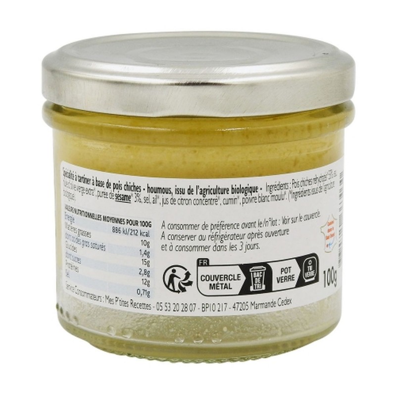 Houmous BIO - Pot 100g