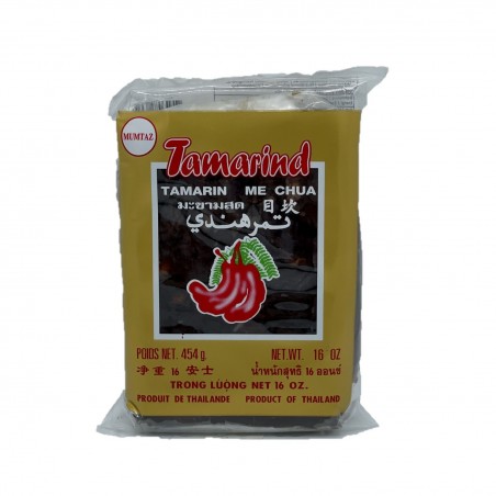 Tamarin (avec graines) - Sachet 454g