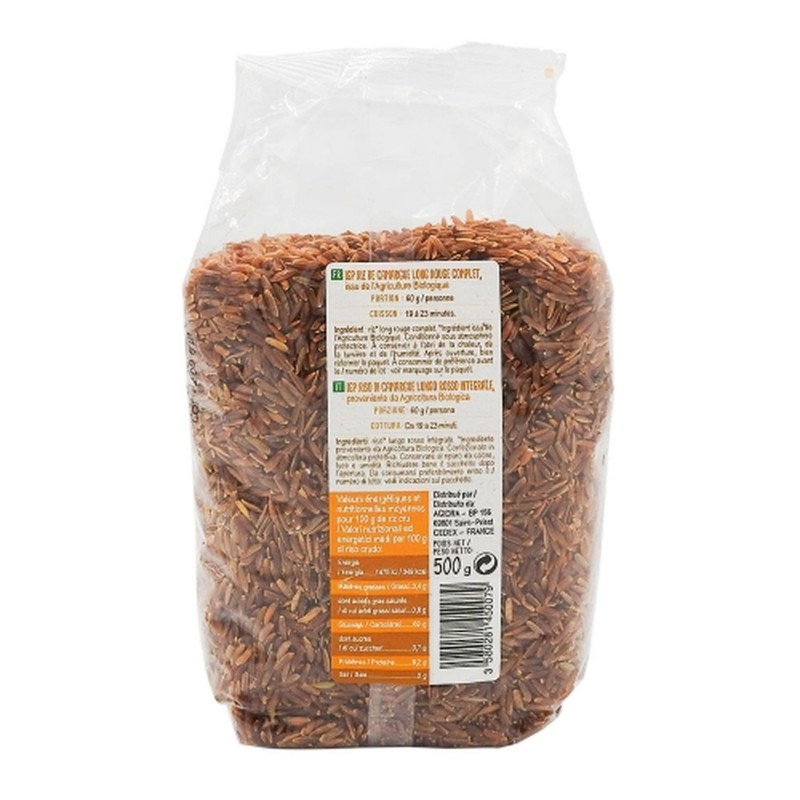 Riz rouge BIO Camargue IGP - Paquet 500g