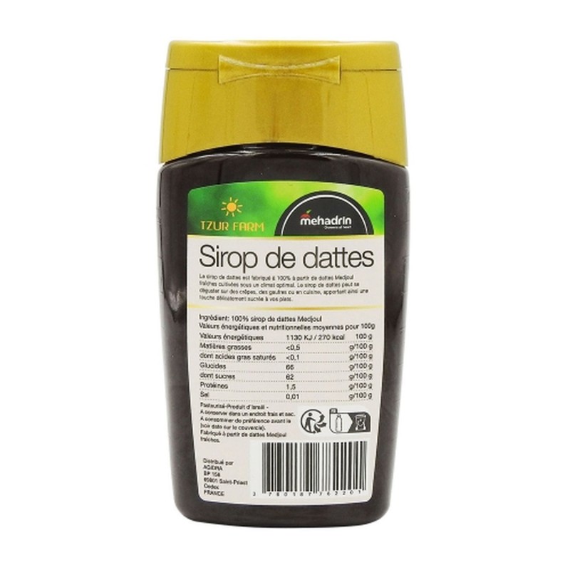 Sirop de dattes medjoul - Squeezer 250g