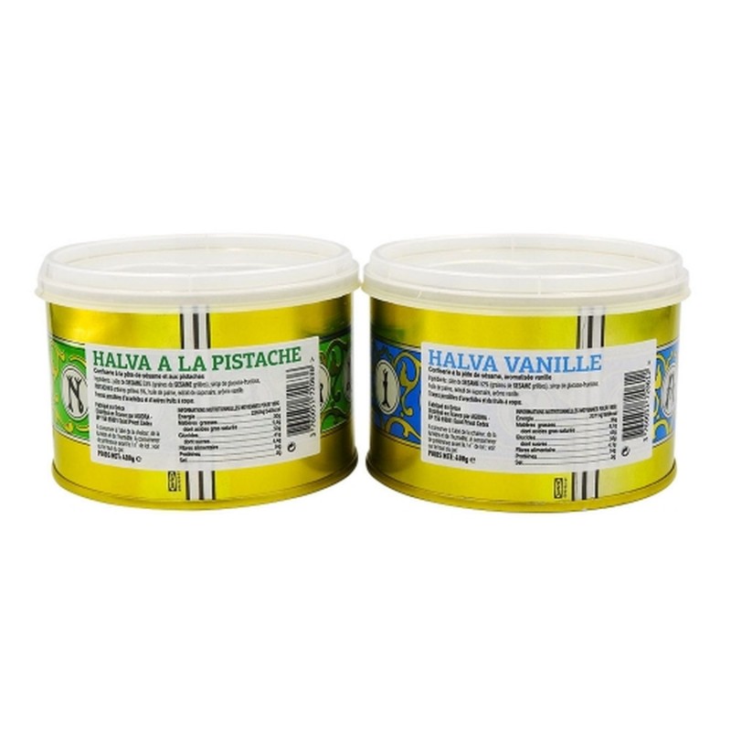 Lot 3x Halva à la vanille - Boîte 400g