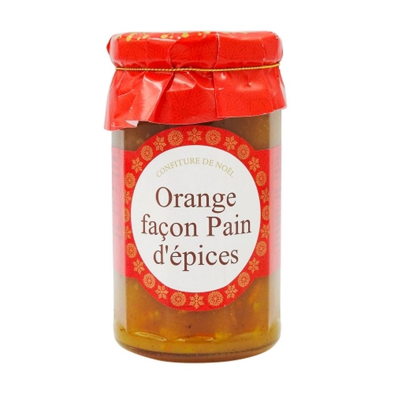 Lot 6x Confiture orange façon pain d'épice - Pot 265g